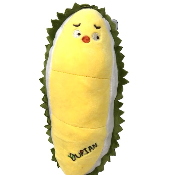 Toys | Durian Soft Yellow Fruit Durian Stuffed Plush Toy 1 New | Poshmark